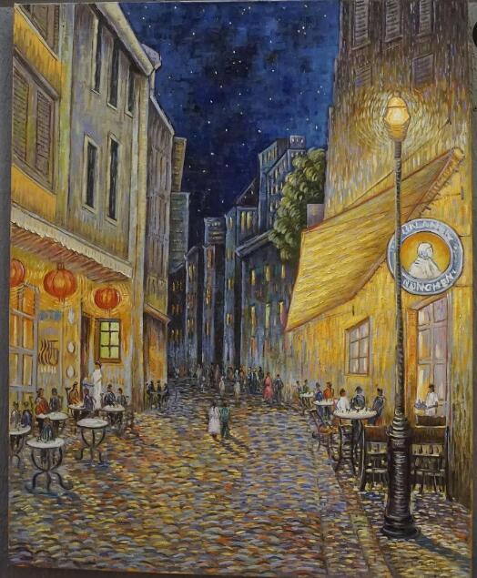 Chinese Van Gogh Zhao Xiaoyong In Dafen Oil Painting Village - Dafen ...