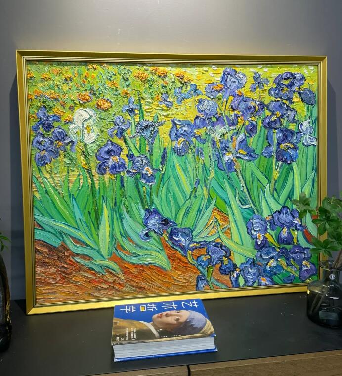 🌼 "Irises" By Vincent Van Gogh - A Masterful Reproduction 🎨 - Dafen Oil ...