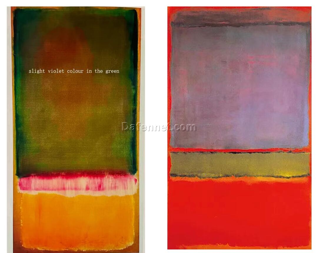 Dafen Village Studio Creates Stunning Custom Mark Rothko Abstract Oil ...